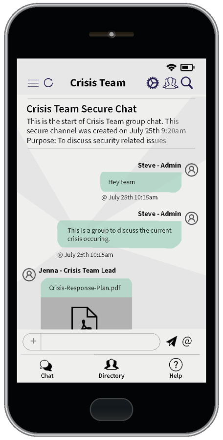 Sentinel Ping - Secure Messaging App for Incident Response